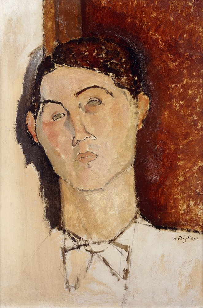 Head of a Young Man, c.1916 by Amedeo Modigliani