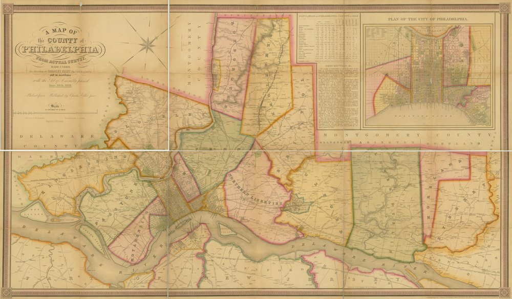 A Map of the County of Philadelphia, from Actual Survey