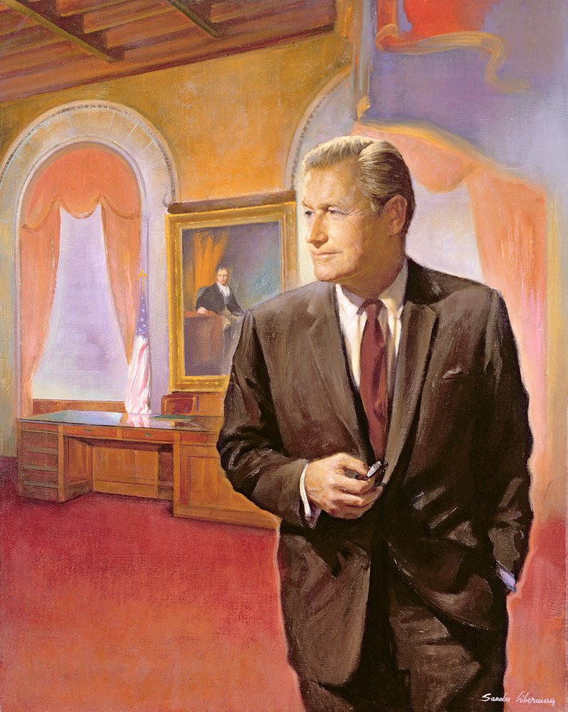 Governor Nelson A. Rockefeller (1908-79) by American School