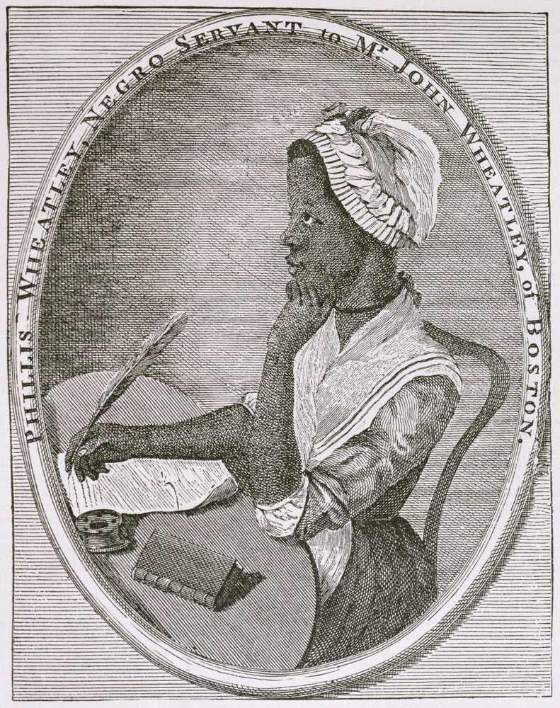 Portrait of Phillis Wheatley by American School