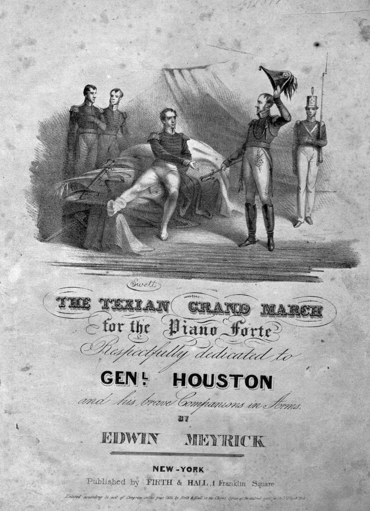 The Texian Grand March by American School: Fine art print