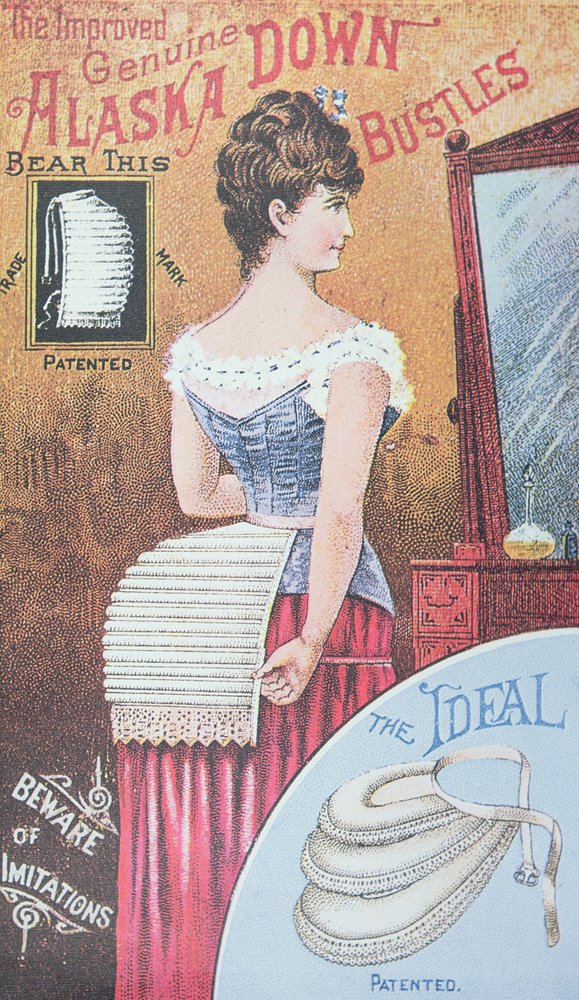 Advertisement for 'Alaska Down' Bustles by American School