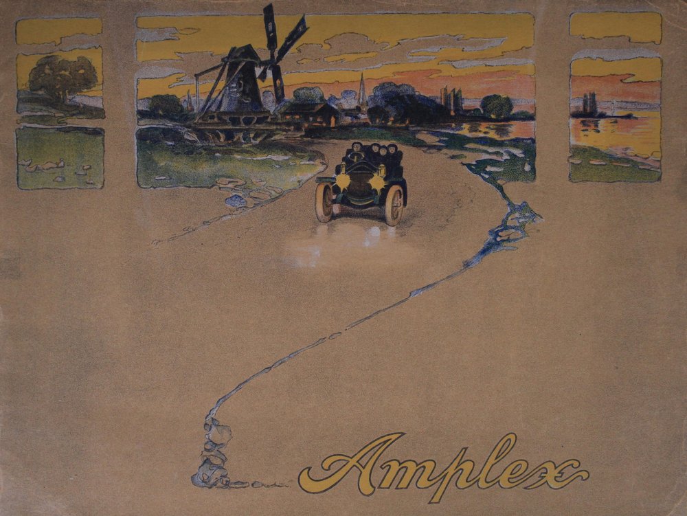 Amplex Motor Cars, 1911 by American School: Fine art print