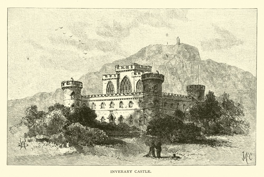 Inverary Castle by American School: Buy fine art print