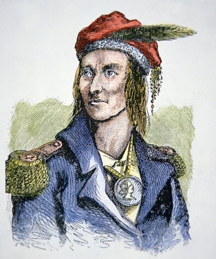 Tecumseh (1768-1813) by American School: Fine art print