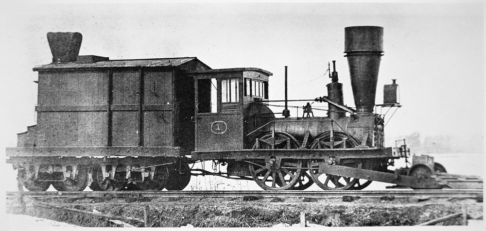 The 'John Bull' Locomotive by American School