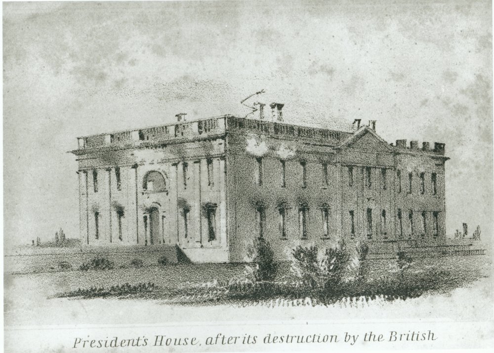 The President's House After its Destruction by the British, from ...