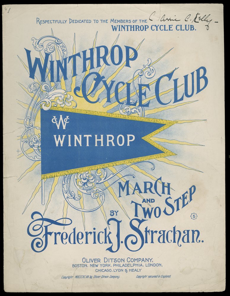 Winthrop Cycle Club by American School: Buy fine art print