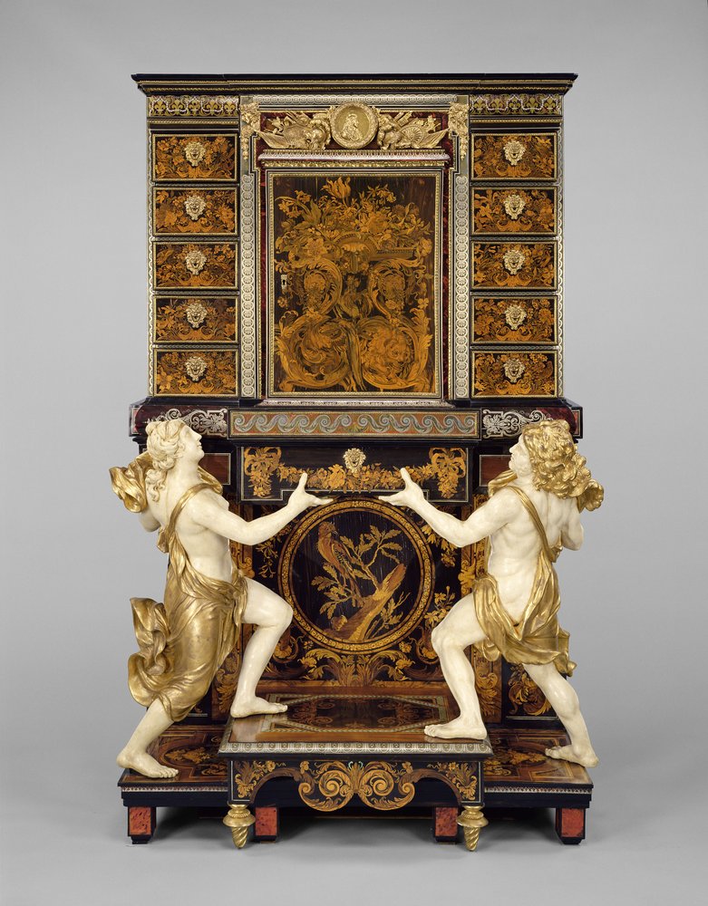 Cabinet on Stand with Medallions after Jean Varin, c.1675-80