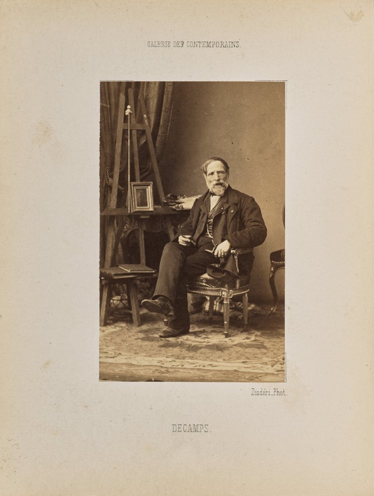Decamps by Andre Adolphe Eugene Disderi: Fine art print