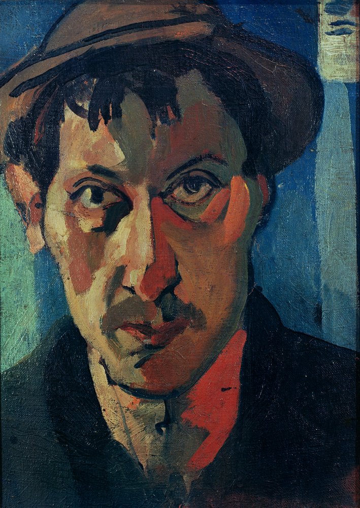 Self Portrait with a Floppy Hat by Andre Derain