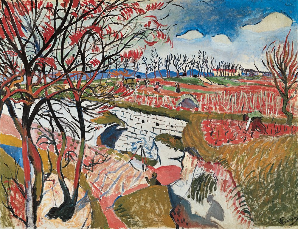 Vineyards in Spring by Andre Derain: Buy fine art print