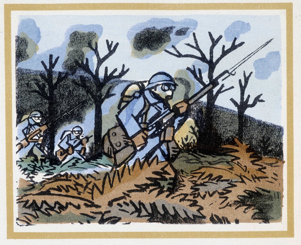Because of the Asphyxiating Gases Used by the Germans, Soldiers Have a ...