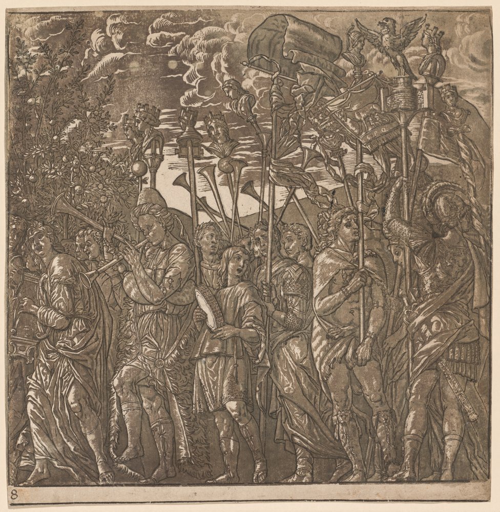 The Triumph of Julius Caesar: Soldiers Carrying Banners and Standards