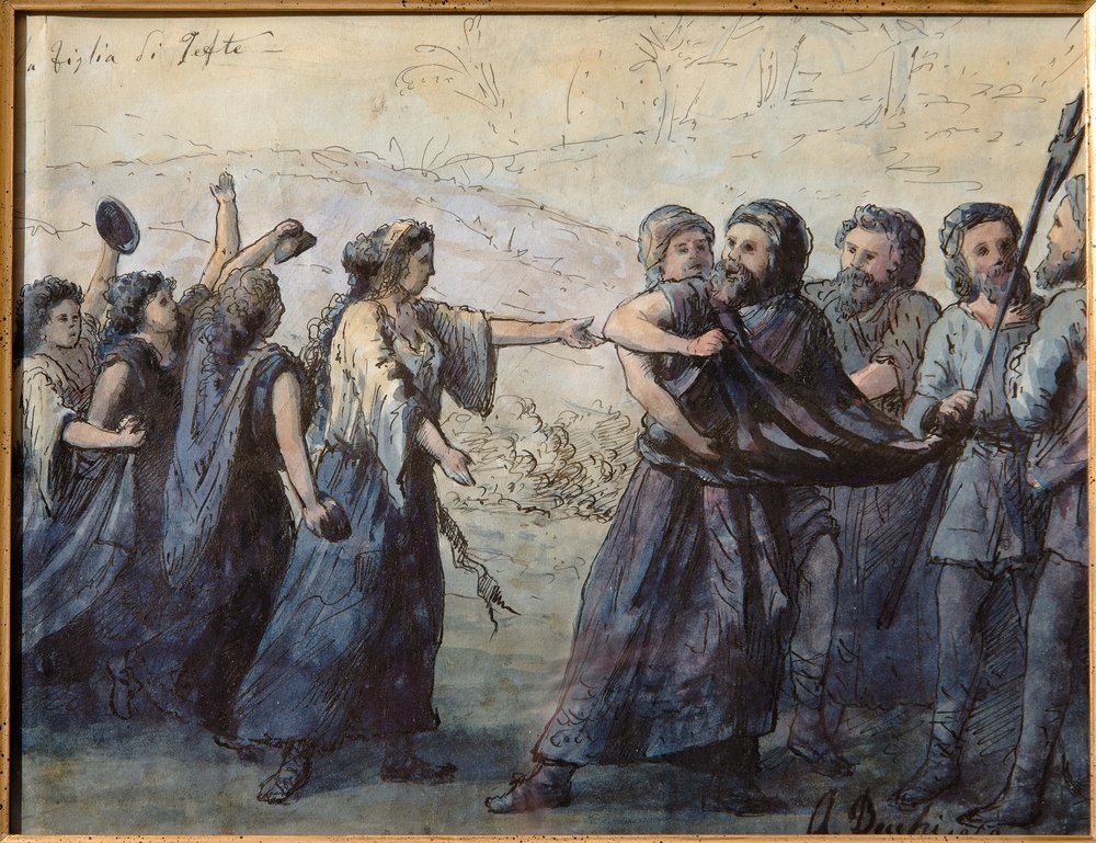 The Daughter of Jephthah by Andrea Becchi: Fine art print