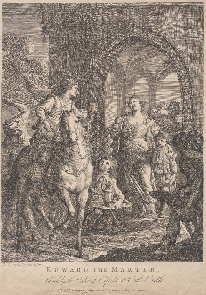 Edward the Martyr, 1773 by Andrea Casali: Fine art print