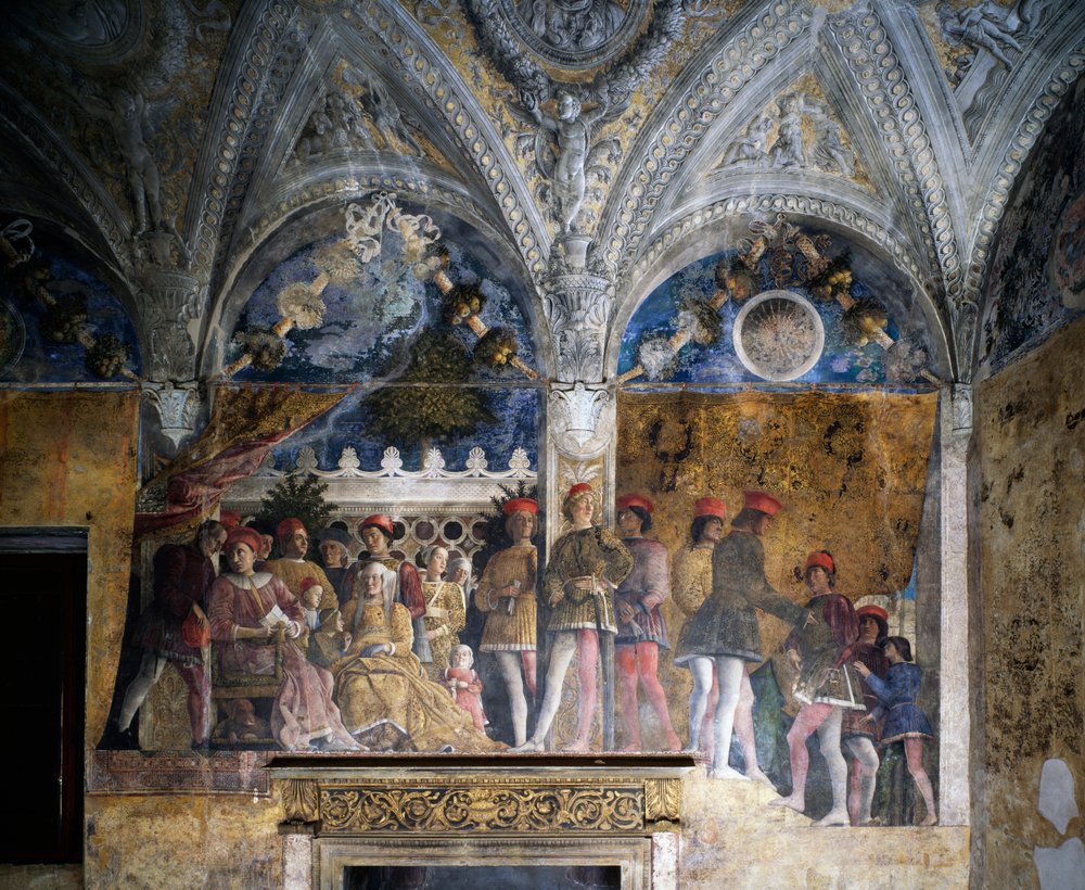 Ludovico Gonzaga, Marsilio Andreasi, Barbara of Brandenburg with Her ...