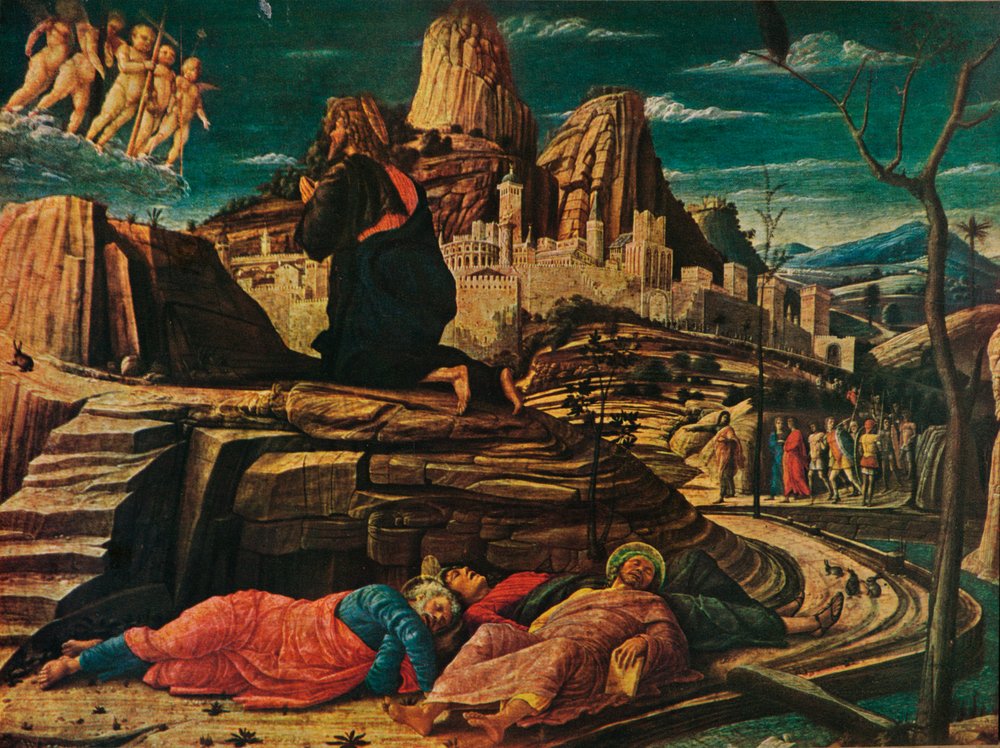 The Agony in the Garden by Andrea Mantegna: Fine art print