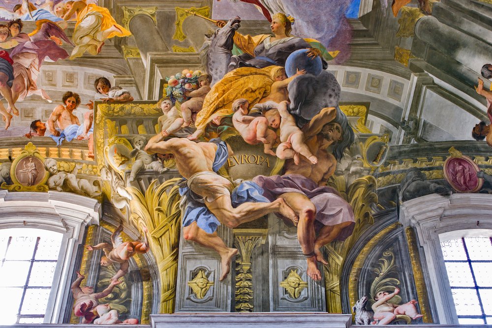 Europe (detail) by Andrea Pozzo: Buy fine art print