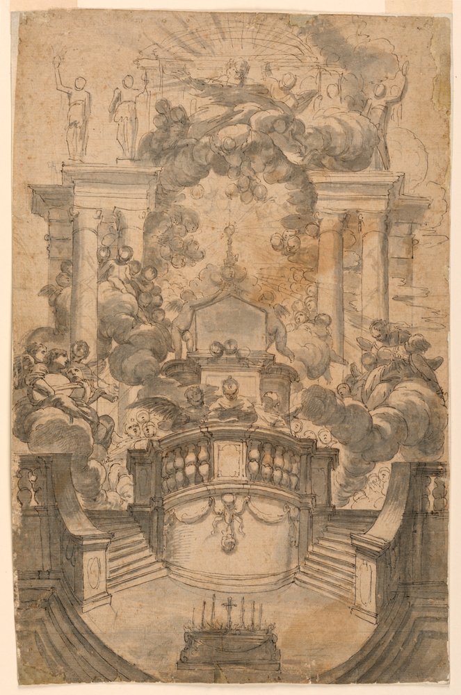 Machine of the 40 Hours by Andrea Pozzo: Fine art print