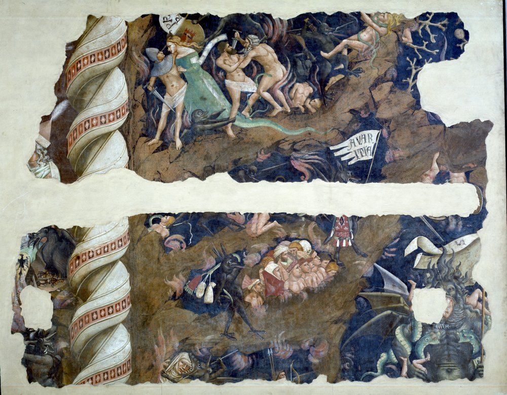 The Triumph of Death (detail) by Andrea di Cione Orcagna