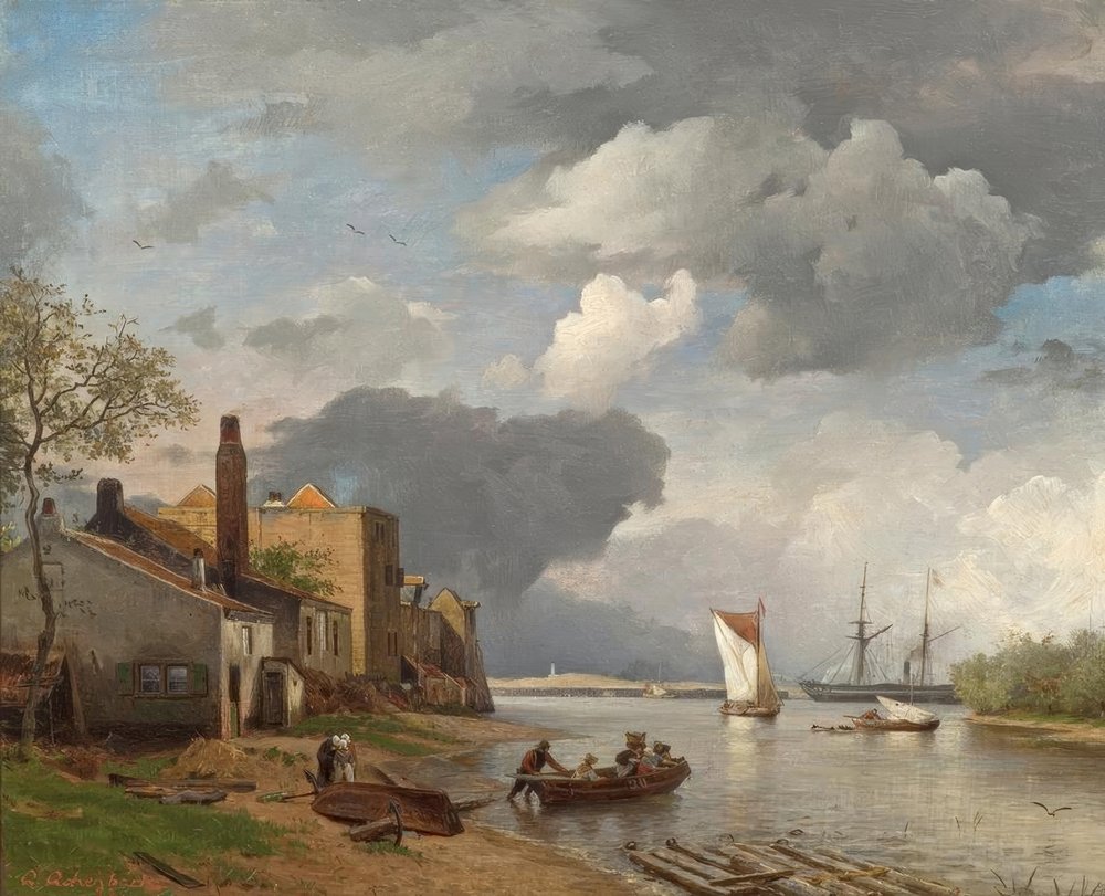 Clearing Weather by Andreas Achenbach: Buy fine art print