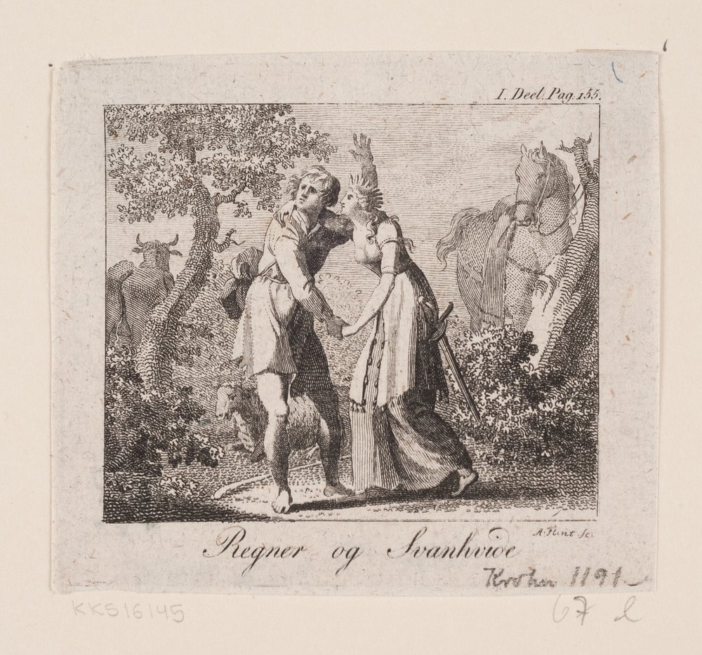 Regner and Svanhvide by Andreas Flint: Buy fine art print