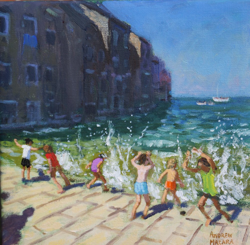 Seafront, Rovinj, Croatia by Andrew Macara: Fine art print
