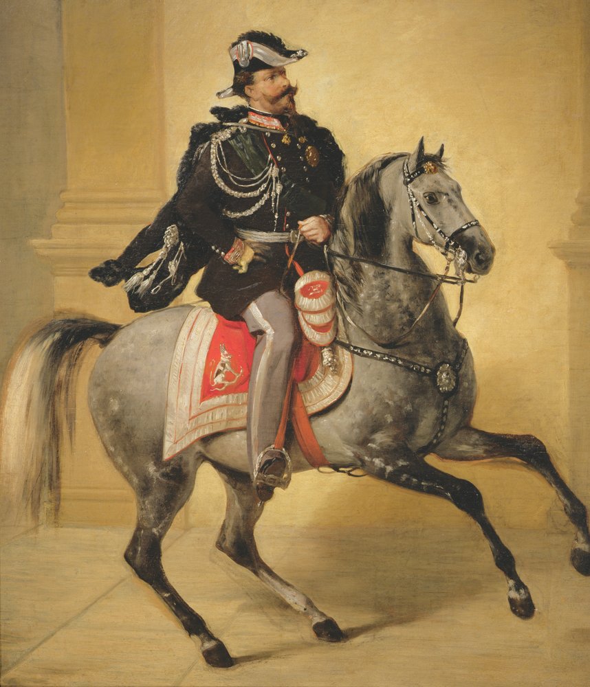 Equestrian Portrait of Victor Emmanuel II of Italy