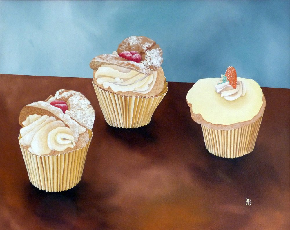 Three Cakes by Anna Phillips: Buy fine art print