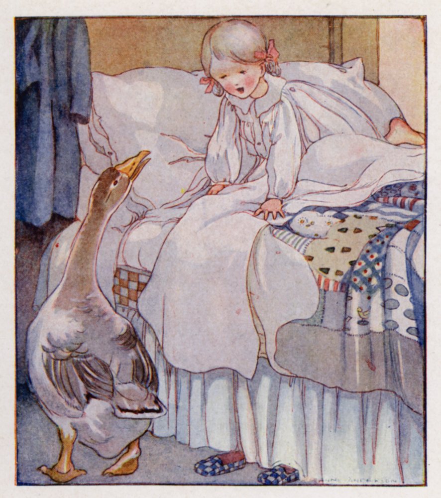 Nursery rhyme: Goosey, Goosey Gander