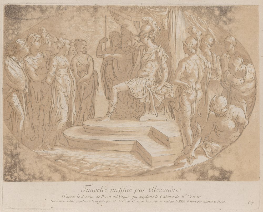 Alexander the Great freeing Timoclea