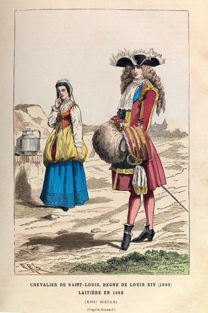 Knight of the Order of Saint Louis, reign of King Louis XIV 1693, and ...