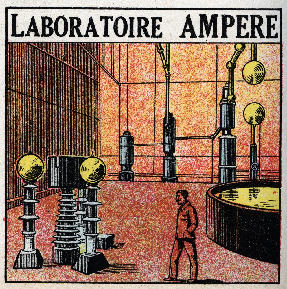 Electrical pipes: Ampere laboratory by Anonymous Anonymous