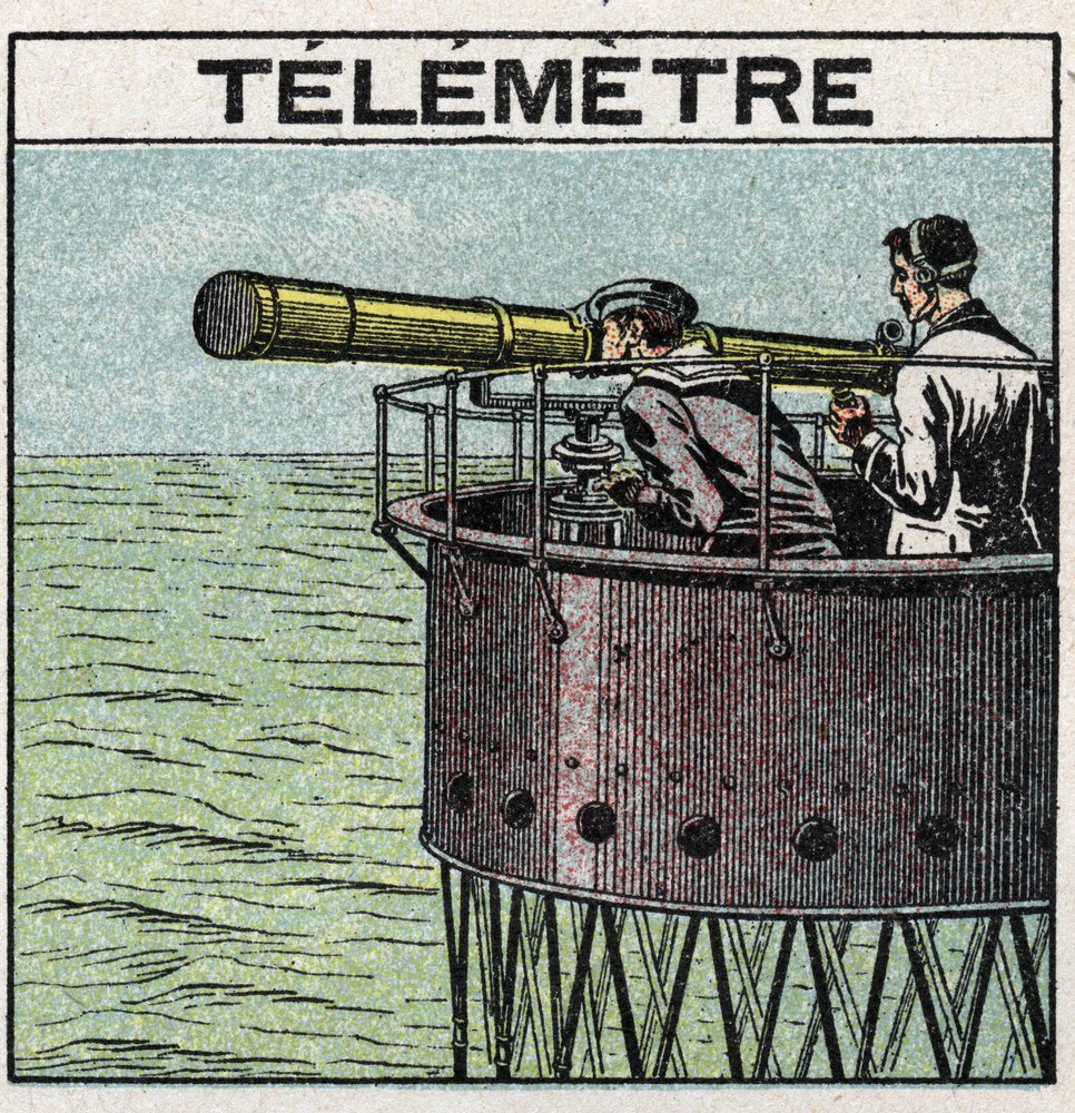 Light reflection: the telemeter used for navigation