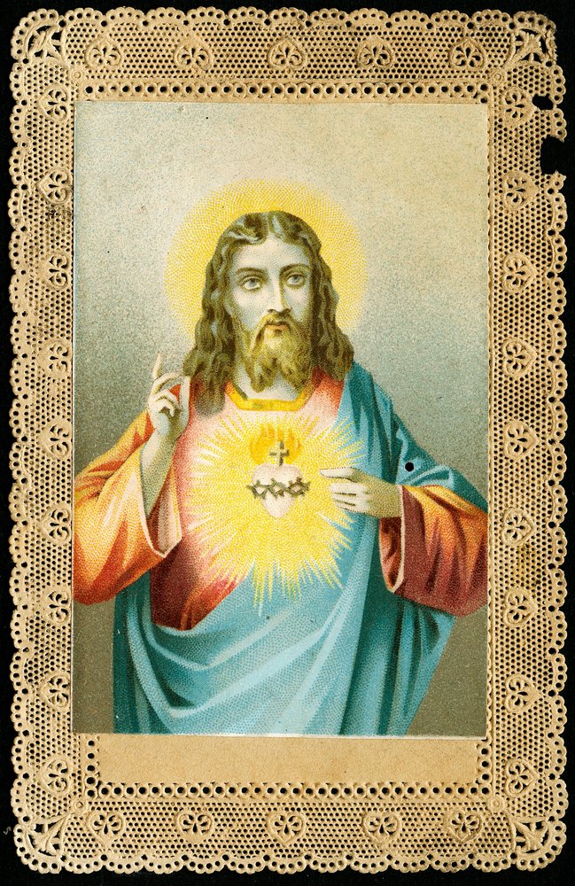 Jesus with Sacred Heart by Anonymous Anonymous