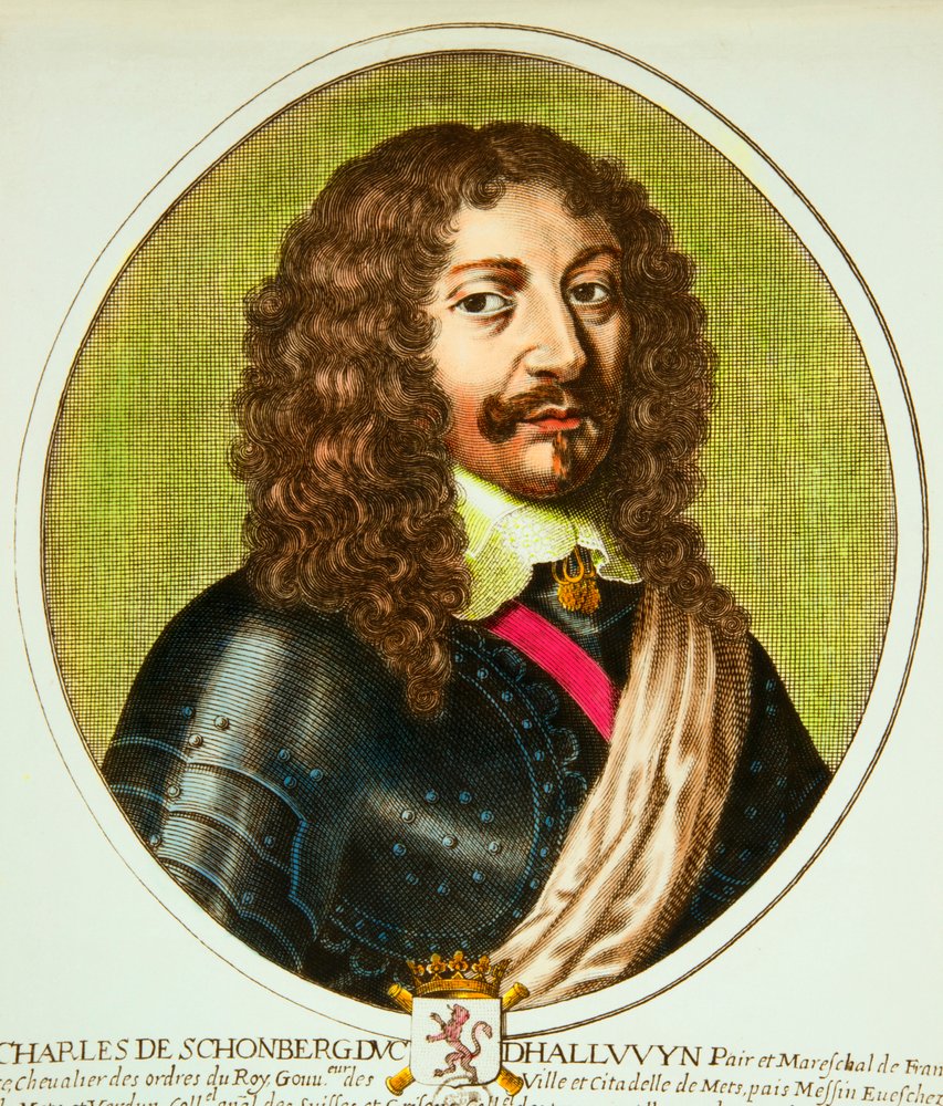 Portrait of Charles de Schomberg (1601-1656) Duke of Halluin, peer and ...