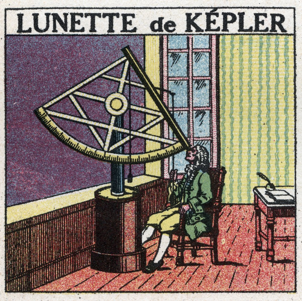 The first optical instruments: astronomical bezel by Johannes Kepler ...