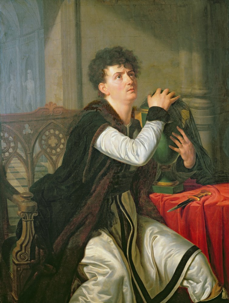 Portrait of Francois Joseph Talma as Hamlet