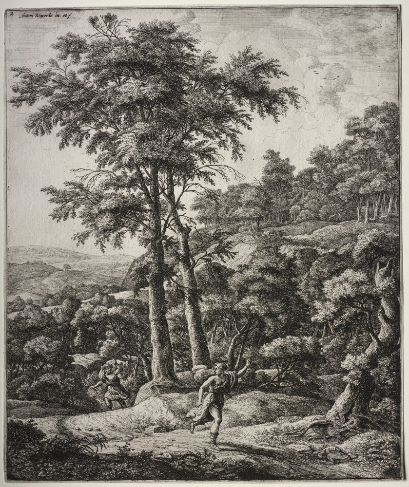 Six Large Upright Landscapes with Scenes from Ovid's Metamorphoses ...