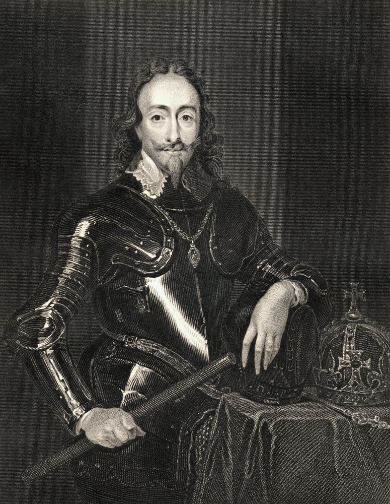 Portrait of King Charles I (1600-49) from 'Lodge's British Portraits', 1823