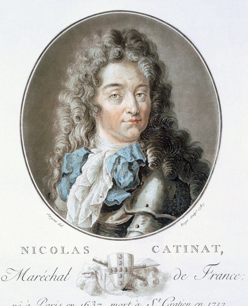 Nicolas Catinat, from 'Portraits of Great Men, Illustrious Women, and ...