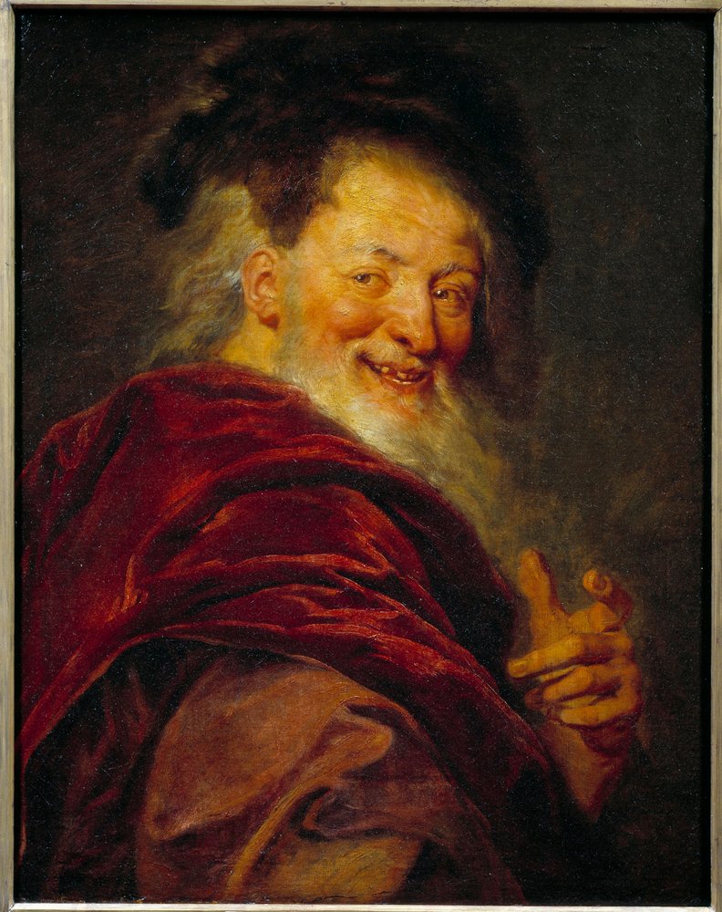 Portrait of Democritus by Antoine Coypel: Fine art print
