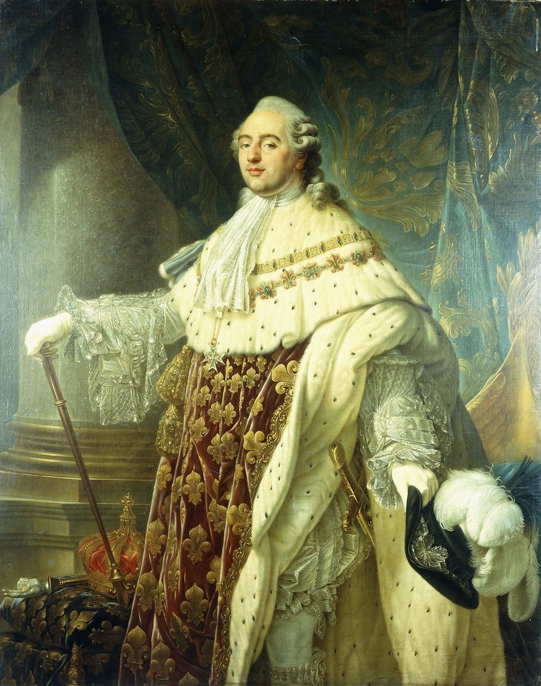 Portrait of Louis XV Wearing Robes of State