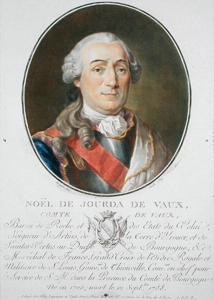 Noel de Jourda de Vaux (1705-88) 1789, from 'Portraits des grands ...
