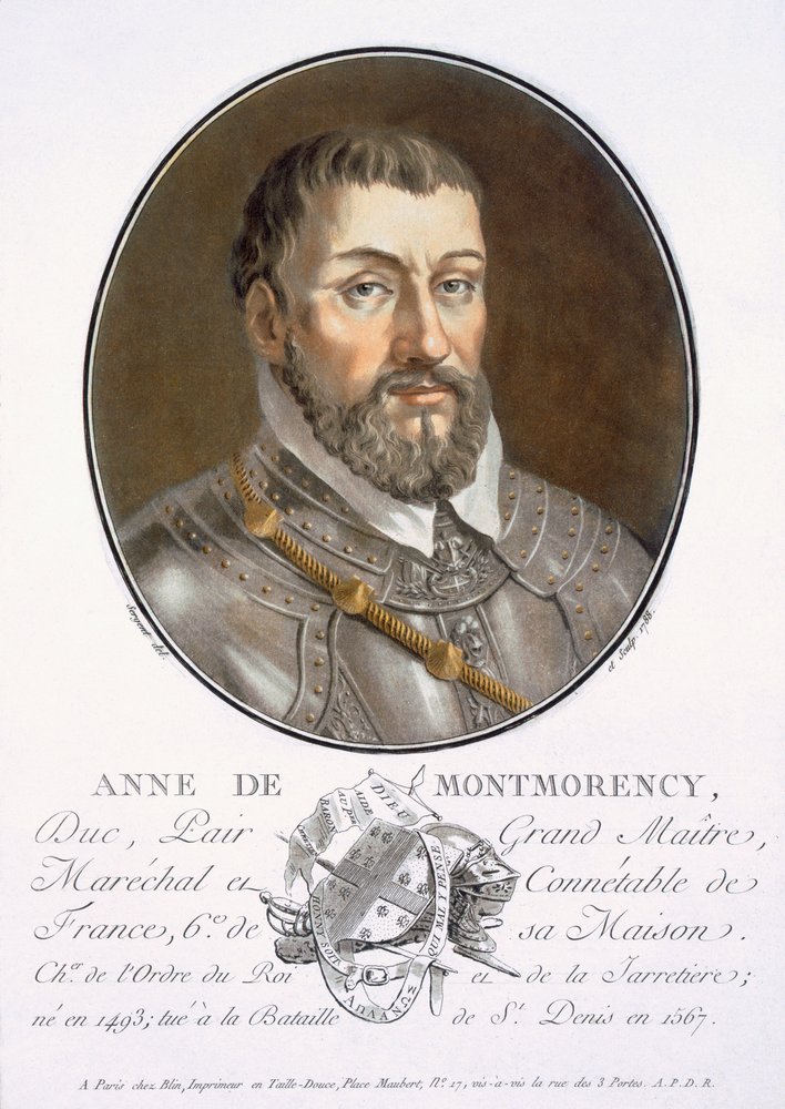 Anne de Montmorency (engraving by Pierre Blin, 1786-92)