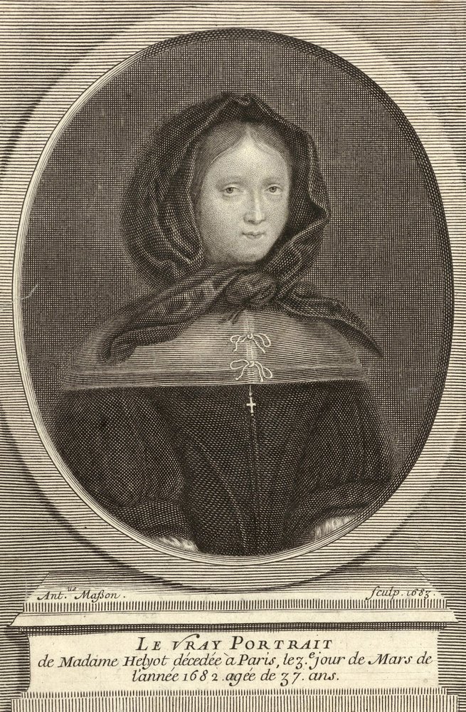 Portrait of Marie Helyot by Antoine Masson: Fine art print