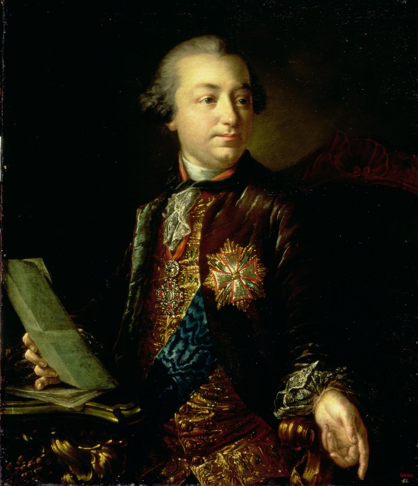 Portrait of Ivan Ivanovich Shuvalov (1727-97) President of the Academy ...