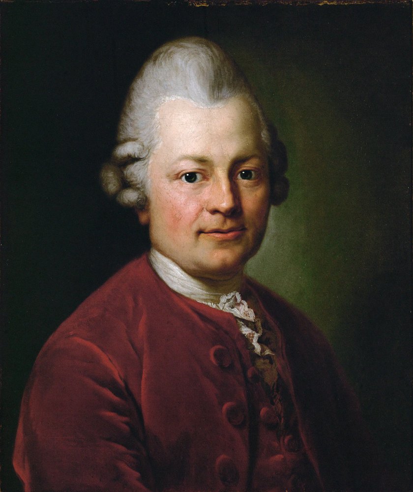 Gotthold Ephraim Lessing, German Poet by Anton Graff