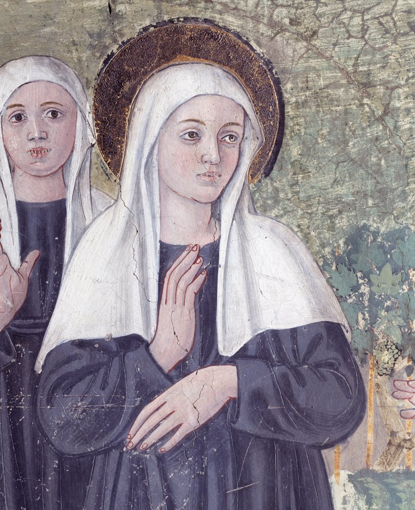 Life of St. Francesca Romana: On her return from St. Paul's Basilica ...
